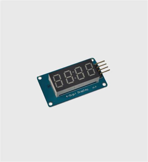 TM1637 7 Segment LED Module With 4 Digit Display Shop Erovoutika