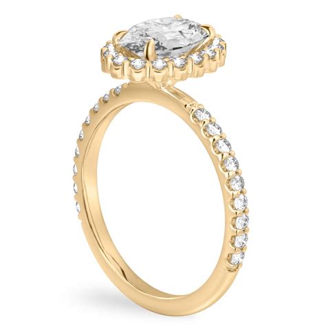 Double Halo Engagement Ring Harlow Ring Do Amore