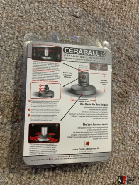 Finite Elemente Ceraball Isolation Feet Photo 3587202 Us Audio Mart
