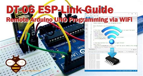 program arduino uno remotely via wifi with dt 06 esp link firmware r