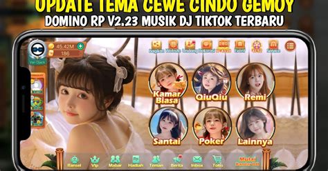 Djack Gaming Domino Rp V2 23 Tema Cewek Cindo Gemoy