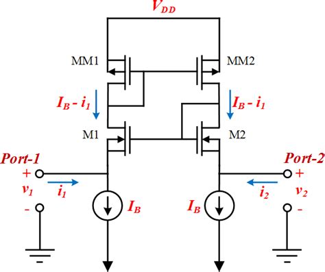 Proposed Cmos Negative Impedance Converter Circuit Download Scientific Diagram