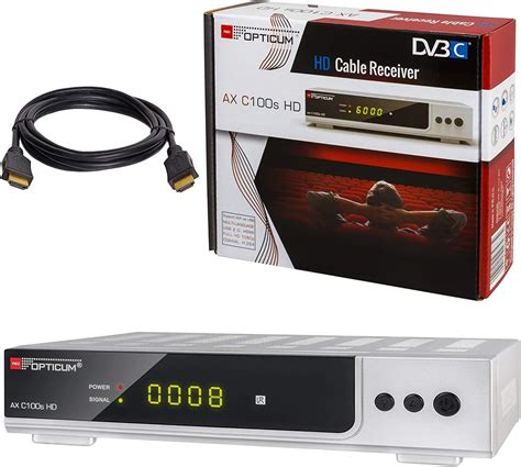 Kabel Receiver DVB-C Set: HB DIGITAL Opticum AX C100 HD PVR DVB-C ...