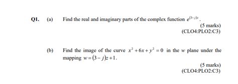 solved a find the real and imaginary parts of the complex