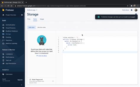 How To Set Up Firebase Storage Andromo
