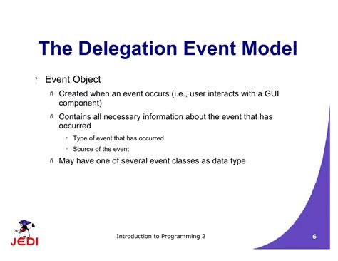 Jedi Slides Intro2 Chapter20 Gui Event Handlingpdf Programming