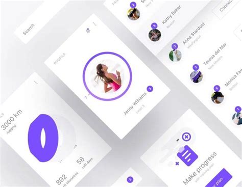 free fitness dashboard ui kit figma titanui