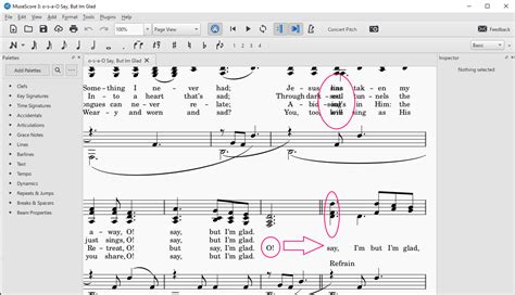 overlapping lyrics on xml file musescore