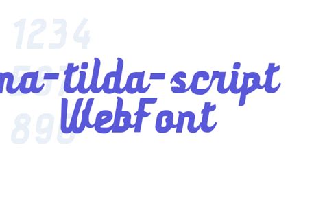 Ma Tilda Script Webfont Font Free [download Now]