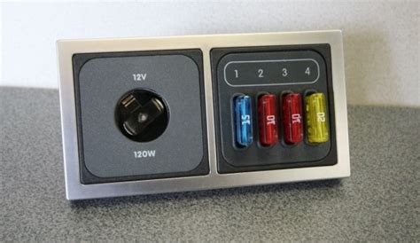 Cbe 12v Socket And 4 Way Fuse Holder