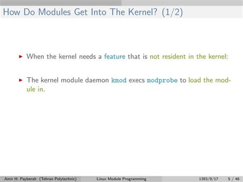 linux module programming pdf operating systems computer software