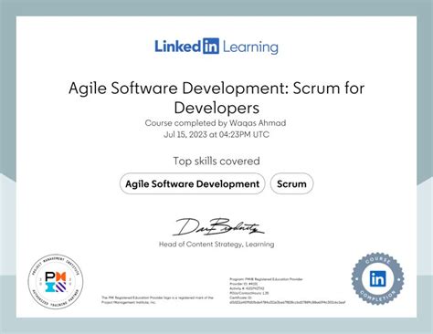 Waqas Ahmad on LinkedIn: Certificate of Completion