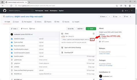 How To Download The Latest Delphi Sms Api Unit From Github