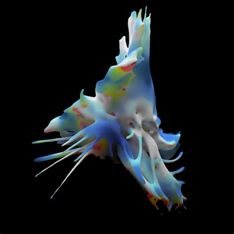 Premium Photo Abstract D Rendered Form Complex Deform Structure Twisted Organic Form