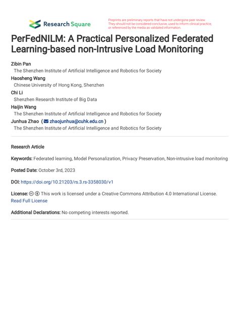pdf perfednilm a practical personalized federated learning based non