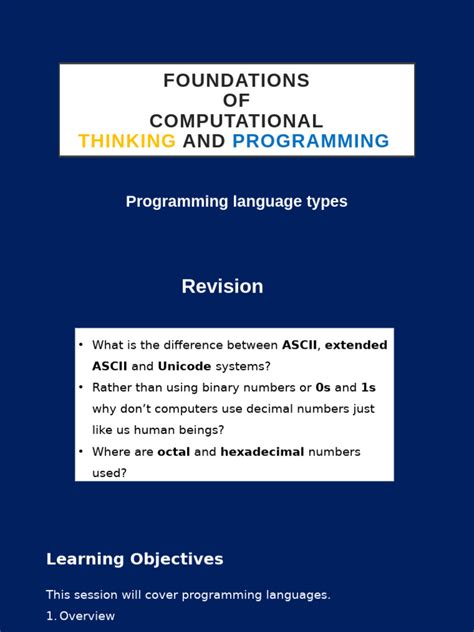 13 Programming Languages Types Pdf Programming Language