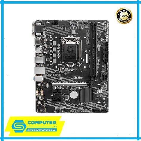 Mainboard MSI H410M PRO (Intel H410, Socket 1200, m-ATX) | Skycomputer.vn