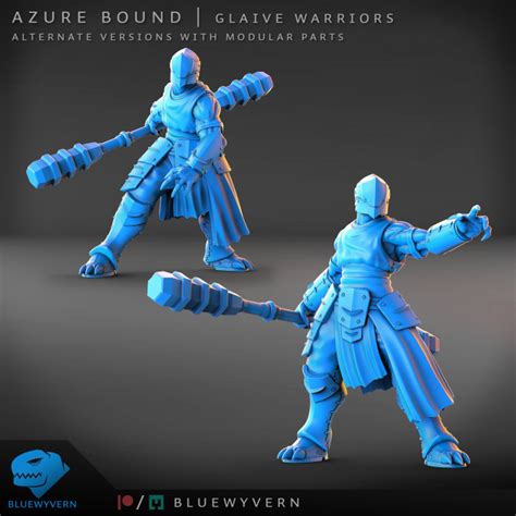 3d Printable Azure Bound Complete Set B Modular By Bluewyvern