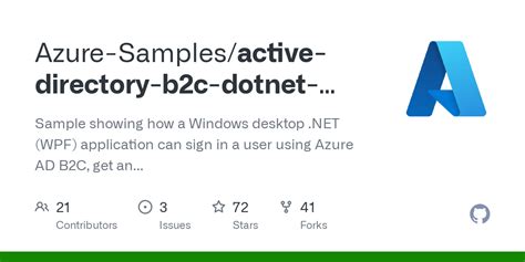 Github Azure Samplesactive Directory B2c Dotnet Desktop Sample Showing How A Windows Desktop