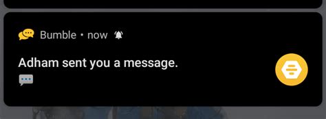 This Is A Bumble Notification Rbumble
