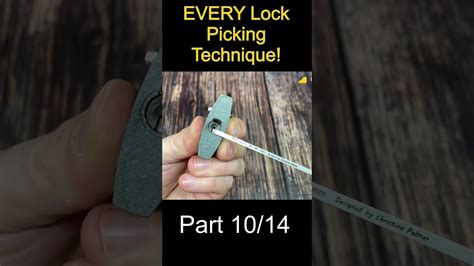 EVERY Way To Pick A Lock Part 10 Shorts BosnianBill S LockLab