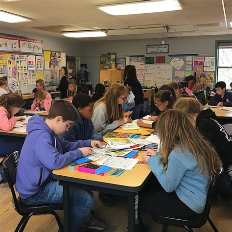 Music And Performance Class Students Participating In Activities