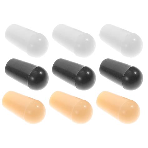 9pcs Electric Guitar Toggle Switch Tip Knob 3 Way Switch Tip Accessories