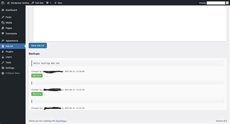 ads txt file manager wordpress plugin