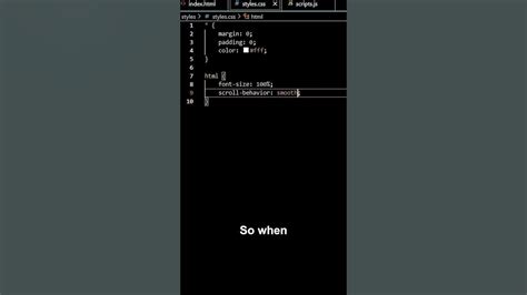 Css Smooth Scrolling Effect Unveiled Beginners Guide To Html And Css