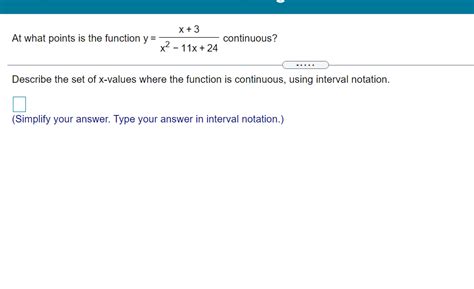 Solved X At What Points Is The Function Y Continuous Chegg Com