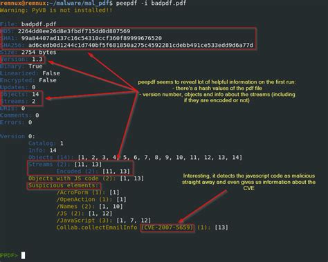 Notes For Analysing Malicious Pdf Documents Pratik Patel