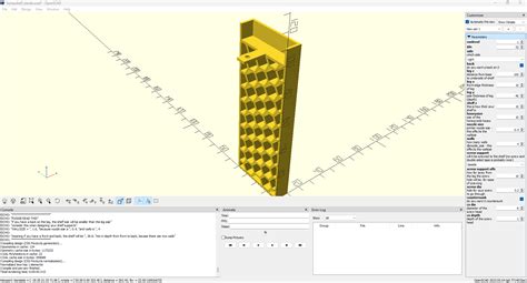 Honeycomb Shelf Stands Parametric Openscad By Technobug Download Free Stl Model