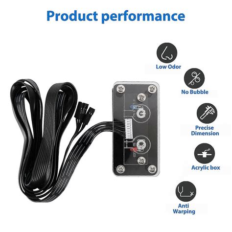 Desktop Computer Switch External Power Switch Power Button Restart Button Pc Case Power Supply