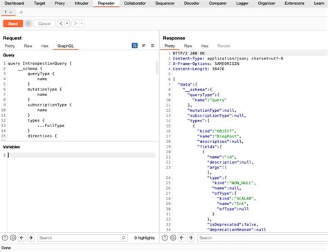 Working With Graphql In Burp Suite Portswigger