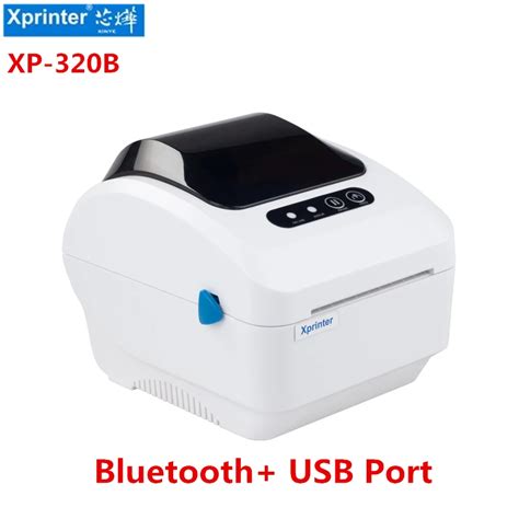 Xprinter 열전사 바코드 Qr 라벨 용지 감열 라벨영수증 프린터 320b Usb 블루투스 포트프린터