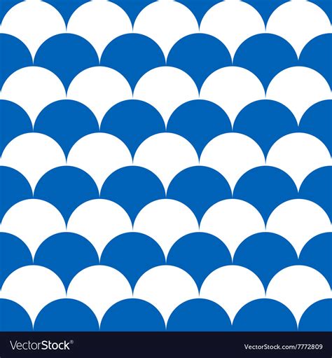 Wave Circle Seamless Royalty Free Vector Image
