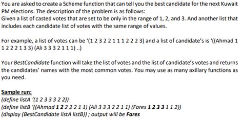 Solved You Are Asked To Create A Scheme Function That Can