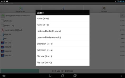 Easy Unrar Unzip And Zip Apk For Android Download