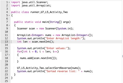 Solved This Code Should Be Written In SelectSortReverse And Chegg Com