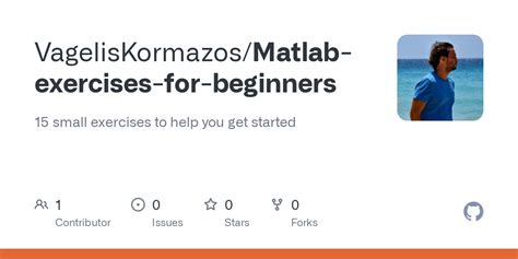 Github Vageliskormazos Matlab Exercises For Beginners Small Exercises To Help You Get Started