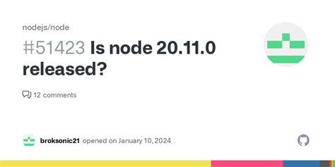 Is Node Released Issue Nodejs Node GitHub