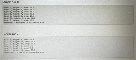 Solved Write A Static Method Named Randomrighttriangles That