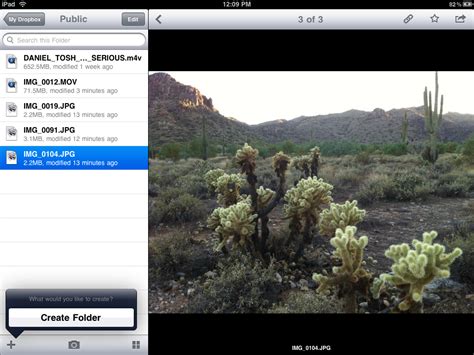 dropbox update adds offline caching retina support and more