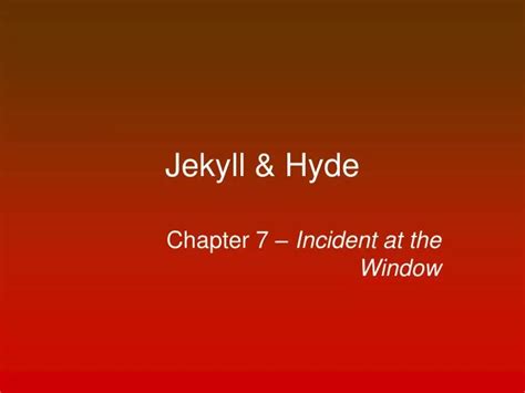 PPT Jekyll Hyde PowerPoint Presentation Free Download ID