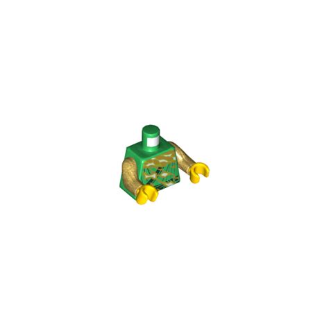 LEGO Lloyd Forbidden Spinjitzu With Wrap With Flames Spinjitzu Slam Minifig Torso
