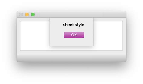 Sheet Style Dialog With Qt
