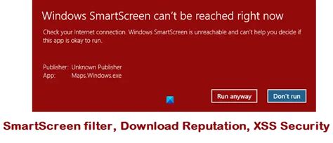 Windows Smartscreen Filter Warning Messages Explained