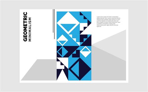 Geometrical Abstract Trifold Brochure Template 19184841 Vector Art At Vecteezy
