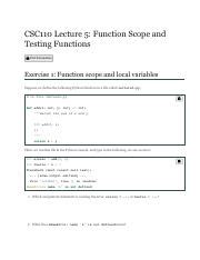 Understanding Function Scope And Testing In Python Exercises Course Hero