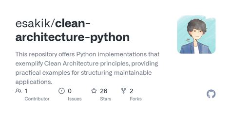 Github Esakikclean Architecture Python This Repository Offers Python Implementations That